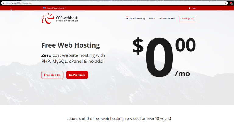"000Webhost Review 2024: Is Free Hosting Worth It? Pros, Cons, and ...